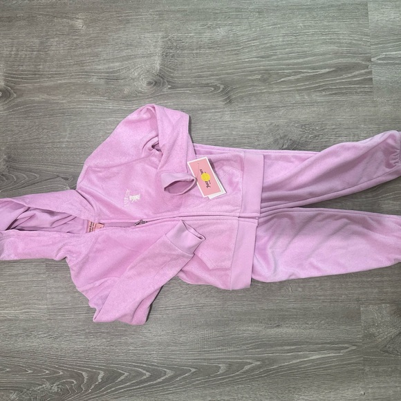 Juicy Couture | Matching Sets | Juicy Couture Light Pink Velour Set ...